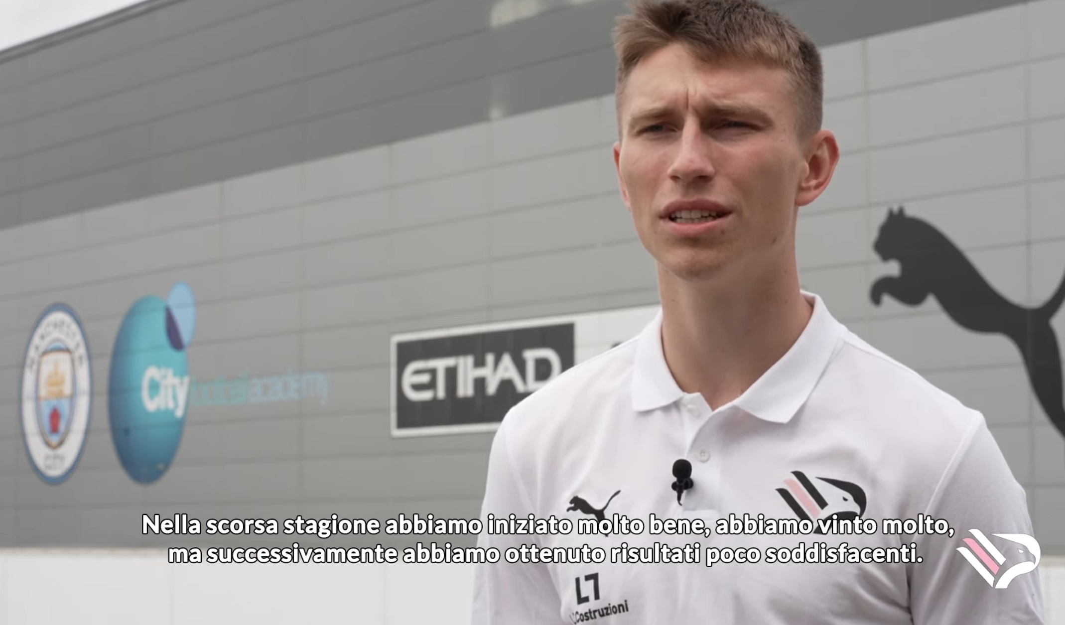 Ritiro Palermo, l’intervista a Kristoffer Lund / VIDEO